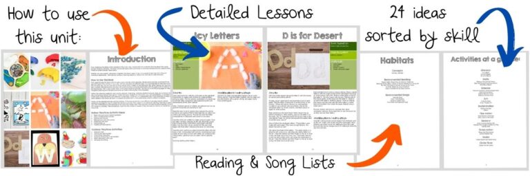 Preschool Habitat Theme Activity Plans - Early Childhood Lesson Plans