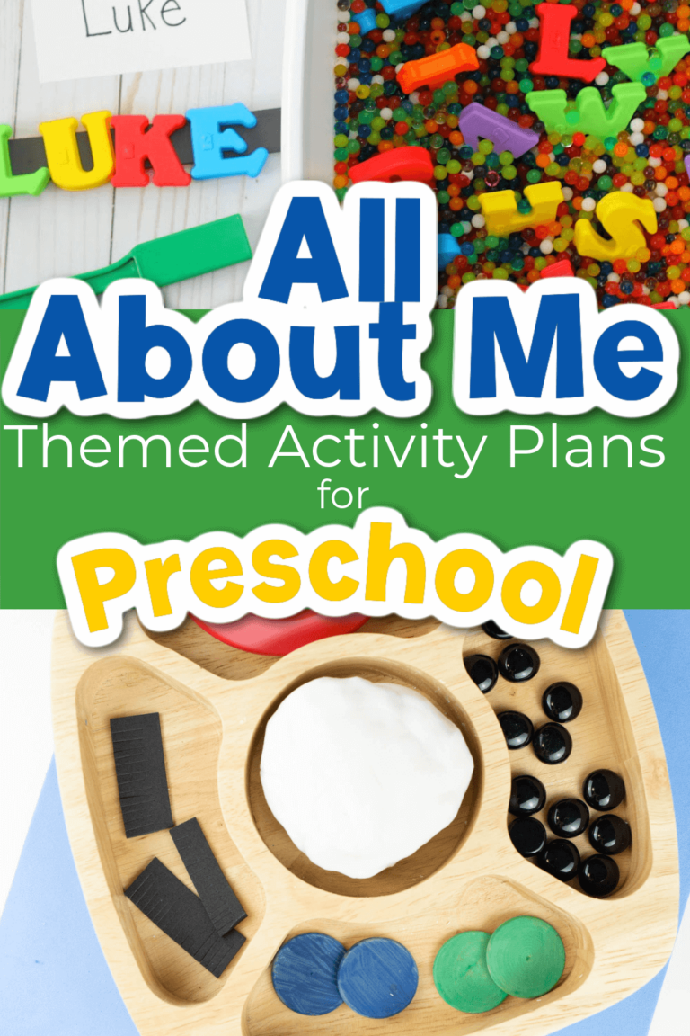 Preschool All About Me Theme Activity Plans - Early Childhood Lesson Plans
