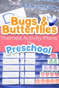 Preschool Bugs and Butterflies Theme Activity Plans - Early Childhood ...